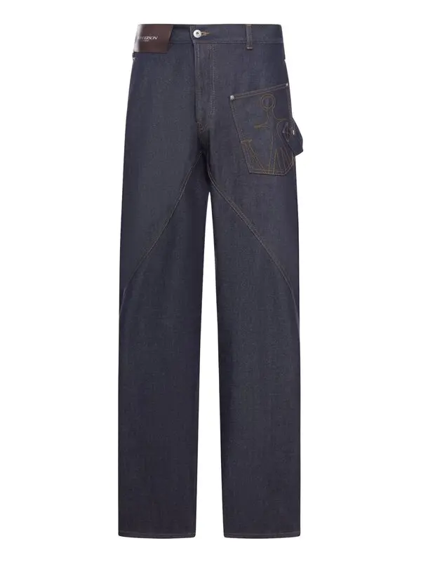JW Anderson Twisted Workwear Jeans - Blue