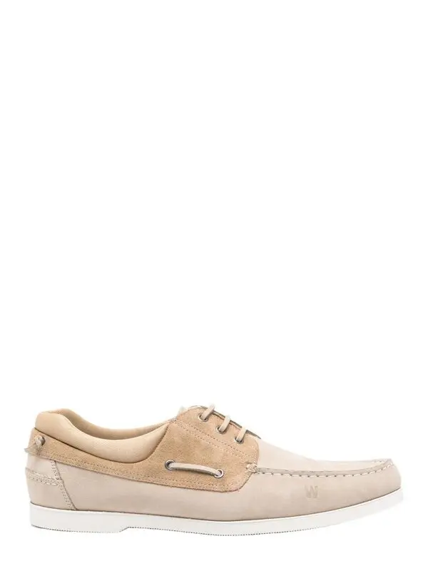 Woolrich Boat Moccasin Loafers - Beige