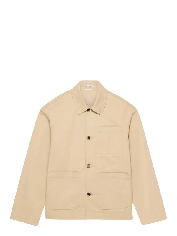 JW Anderson Blouson Jacket With Patch Pocket - Beige