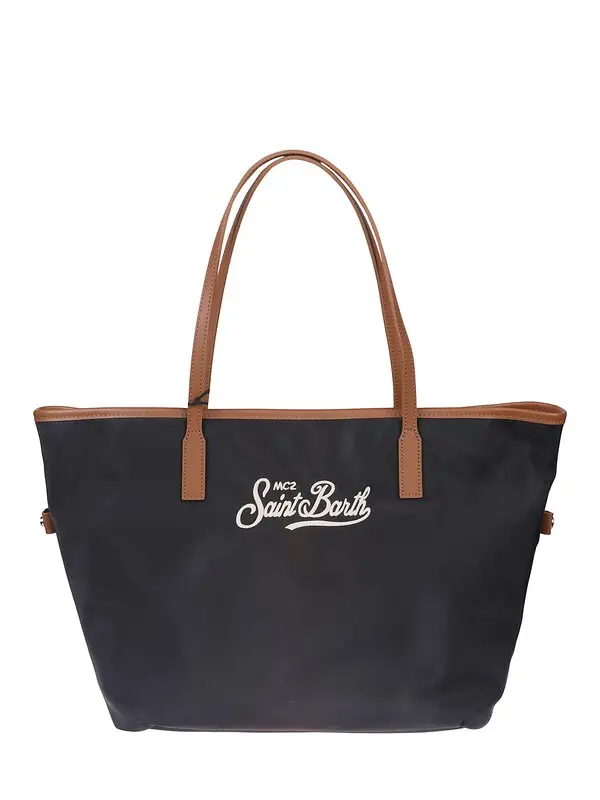 MC2 SAINT BARTH City Stock Exchange Handbag - Black