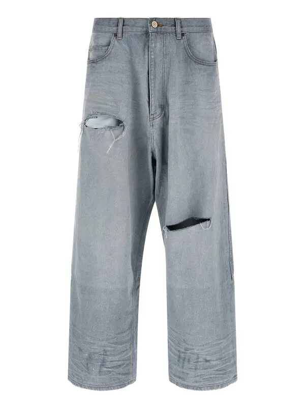 Balenciaga Minimal Baggy Jeans - Sky Blue