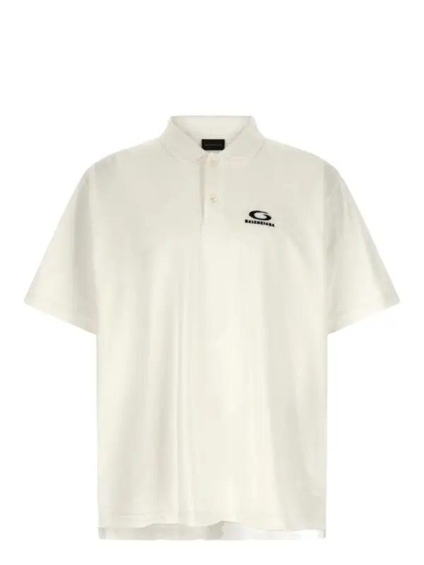 Balenciaga Polo Laurel - White