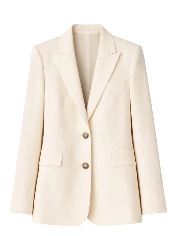 Pinko Single-breasted Blazer - White