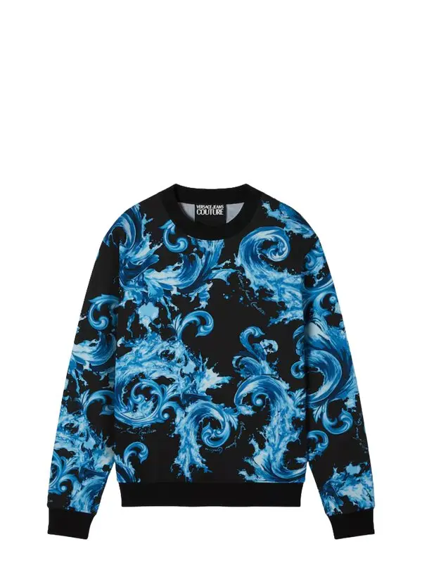 Versace Printed Sweatshirt - Black