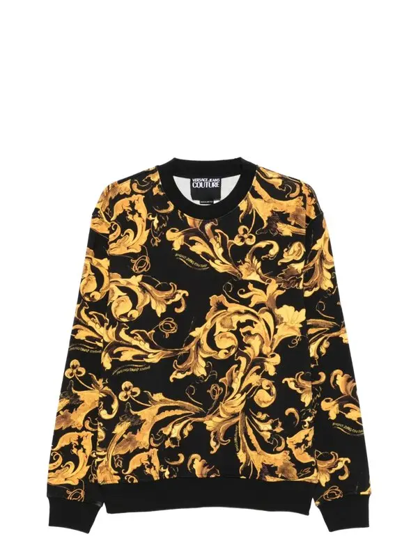 Versace Printed Sweatshirt - Black