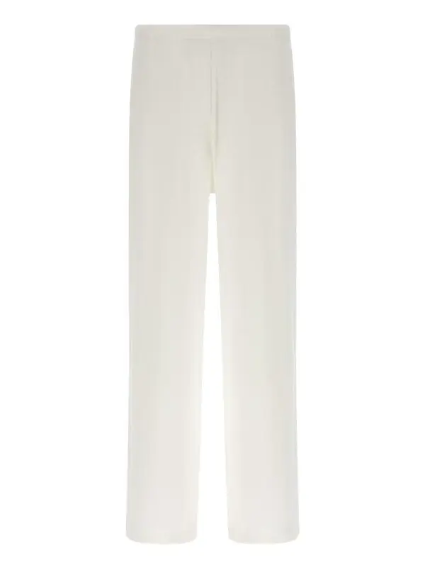 THE ROW Kohana Cotton Trousers - White
