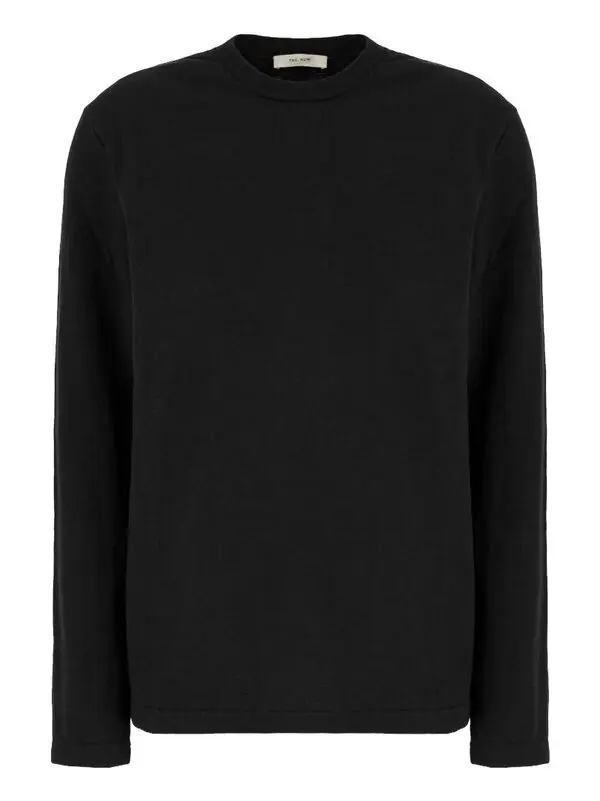 THE ROW Floris Cotton Sweater - Black