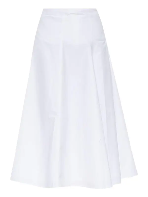 Jacquemus La Jupe Triangle Midi Skirt - White
