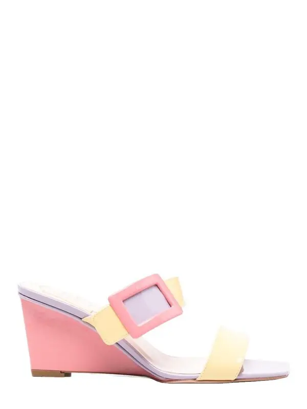 ROGER VIVIER Belle Vivier Mules - Brown