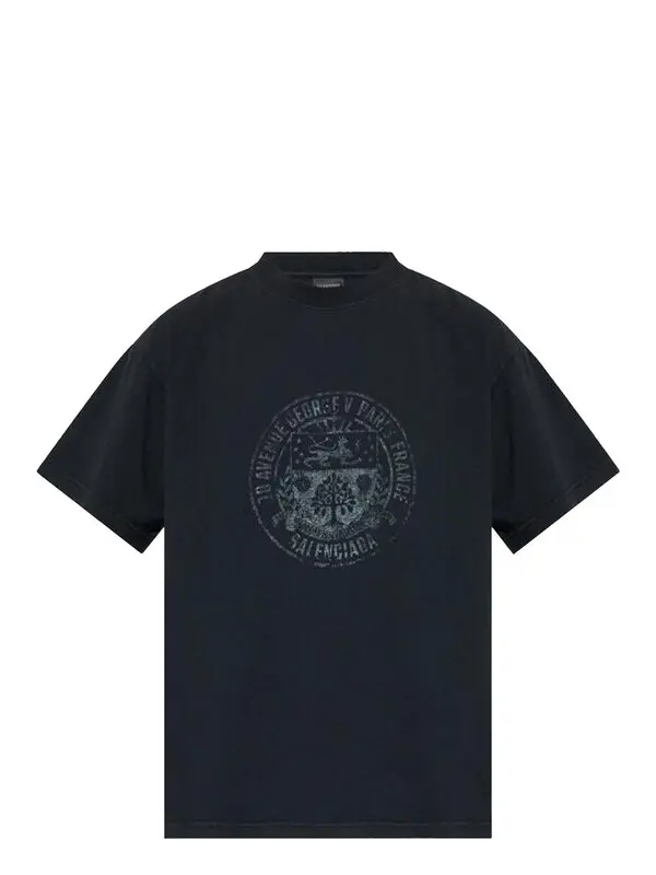 Balenciaga Standard T-shirt - Black