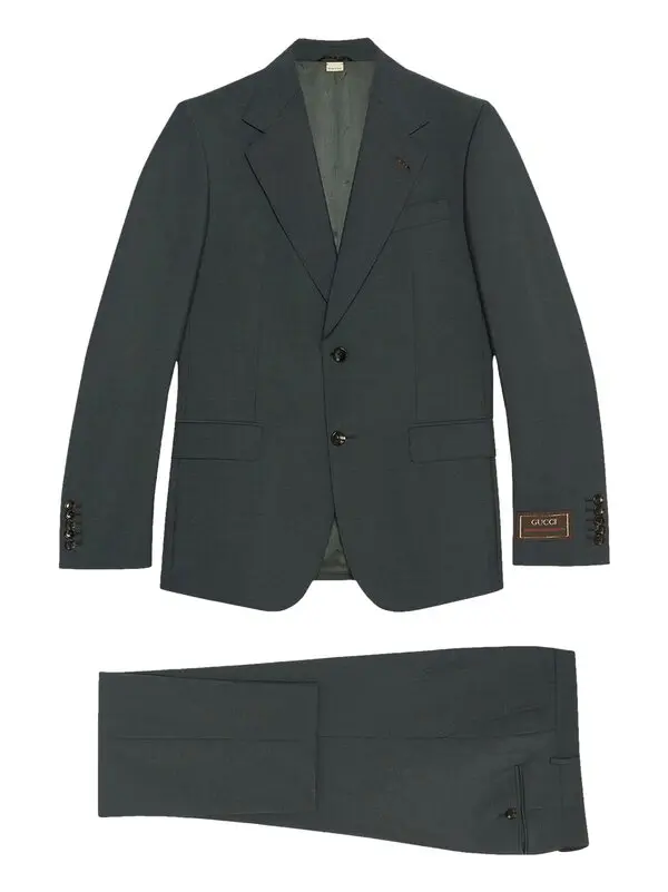 Gucci Wool Mohair Suit - Green