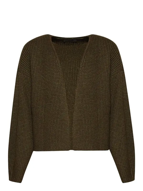 Fear Of God Heavy Waffle Cardigan - Green