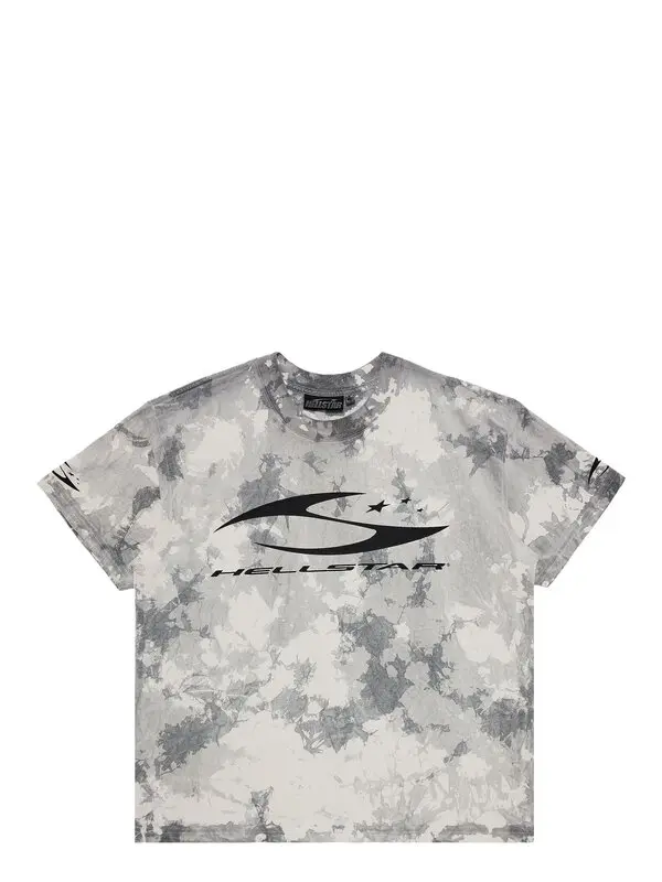 HELLSTAR H Cursive Logo T-shirt - Grey
