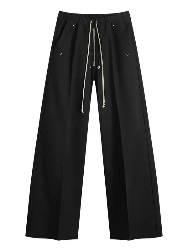 Rick Owens Wide Leg Trousers - Black