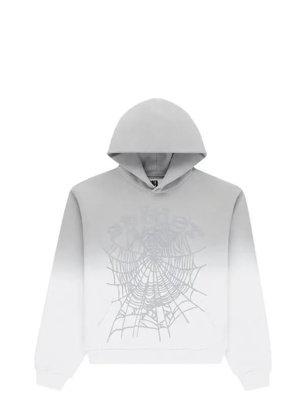 SP5DER Og Web V2 Ombre Hoodie - Grey
