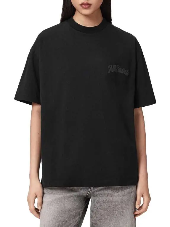 ALLSAINTS Odyssey Cotton Graphic T-shirt - Black