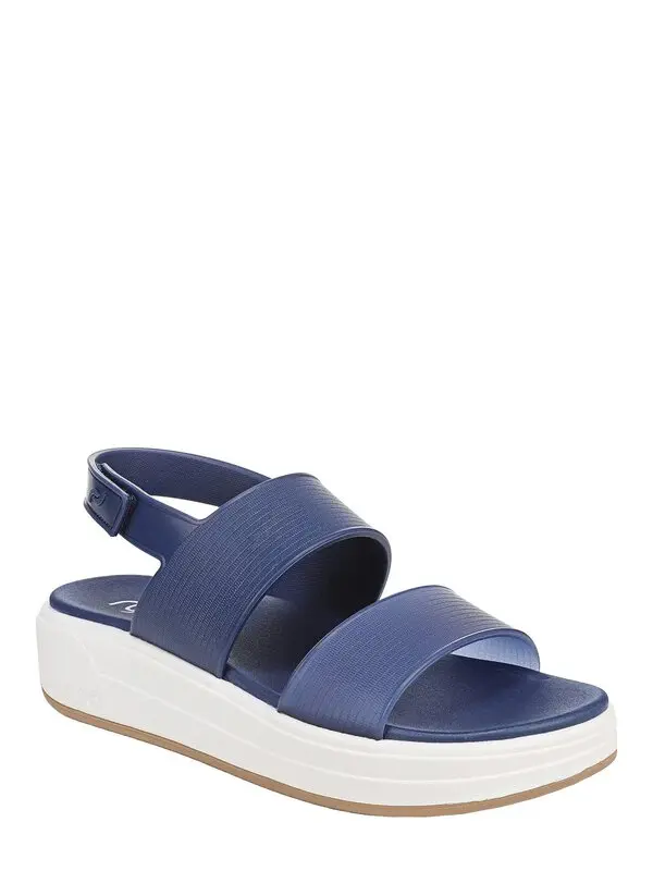 RYKA Viv Slingback Sandals - Naval Blue