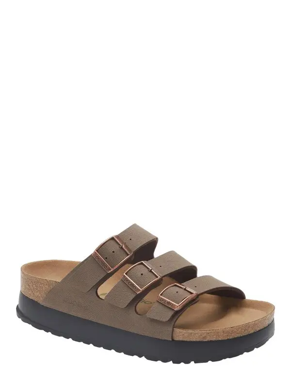 BIRKENSTOCK Florida Platform Flex Sandal - Brown