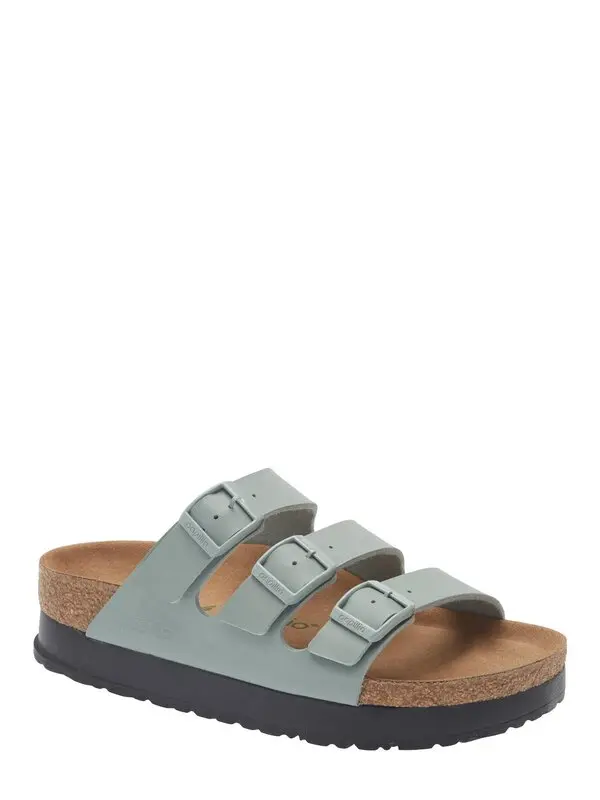 BIRKENSTOCK Florida Platform Flex Sandal - Pure Sage