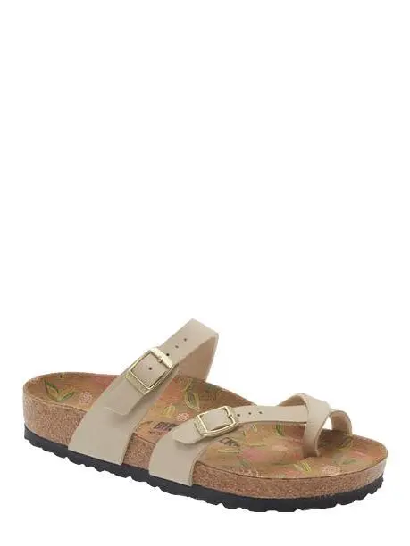 BIRKENSTOCK Mayari Printed Footbed Sandal - Sandcastle