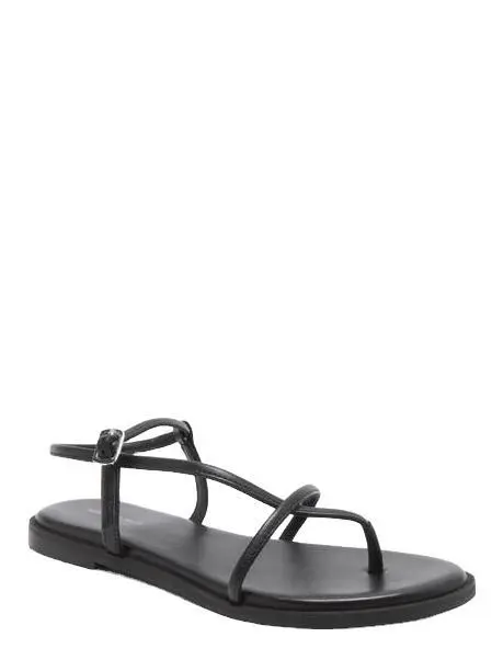 Free People Corsica Ankle Strap Sandals - Black Tide