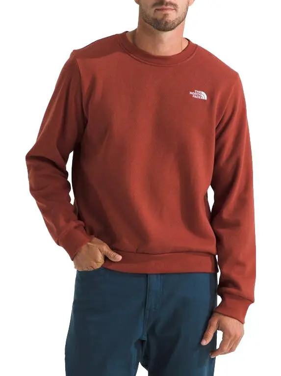 The North Face Evolution Simple Dome Fleece Crewneck Sweatshirt - Iron Clay