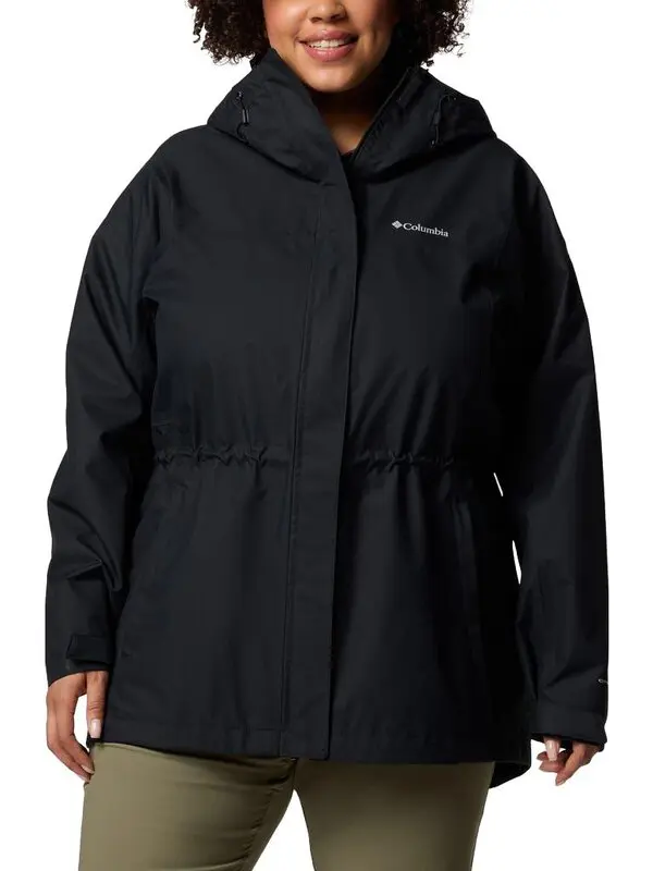 Columbia Hikebound Ii Long Waterproof Jacket - Black