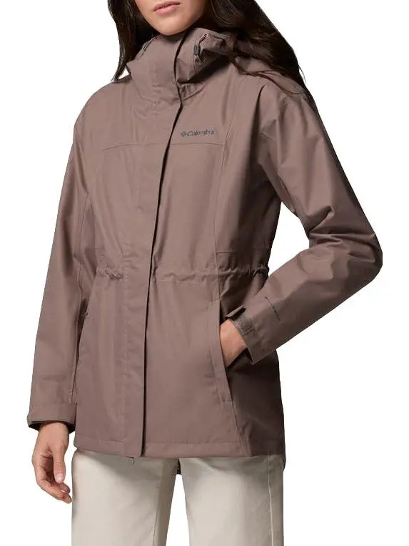 Columbia Hikebound Ii Long Waterproof Jacket - Iron