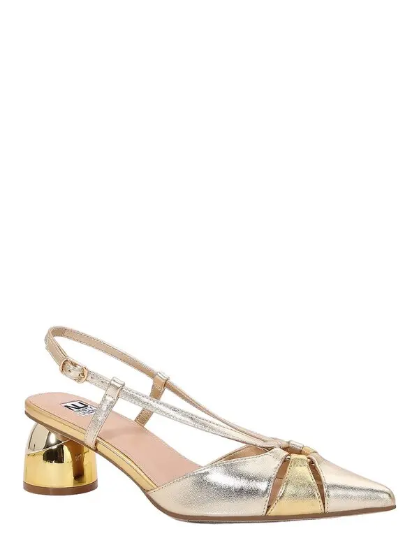 NINETY UNION Sarah Pumps - Gold Multi