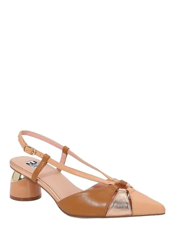 NINETY UNION Sarah Pumps - Tan Multi