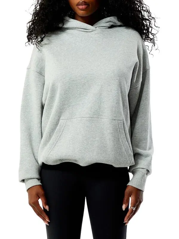 PACSUN Core Fleece Pullover Hoodie - Heather Grey