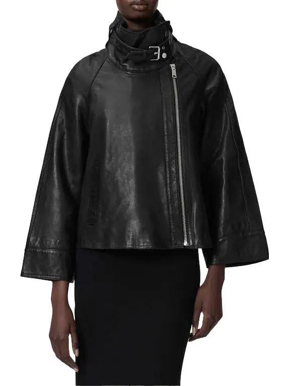 ALLSAINTS Rhodes Leather Jacket - Black