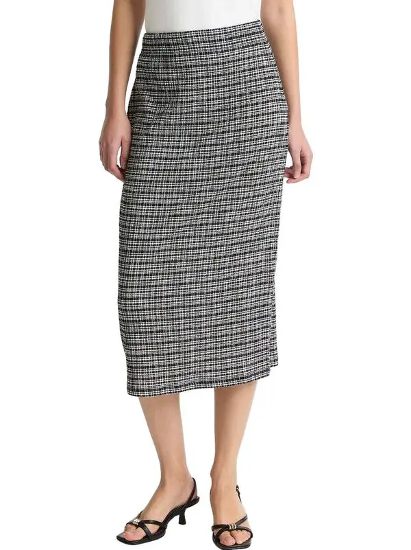 Vince Midi Skirt - Eclipse Combo