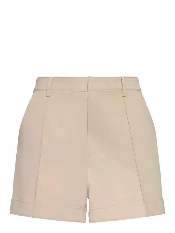 Cinq À Sept Cuffed Tailored Shorts - Neutrals