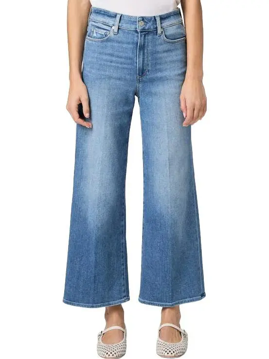 Paige Anessa High-waist Wide-leg Jeans - Vinovibes