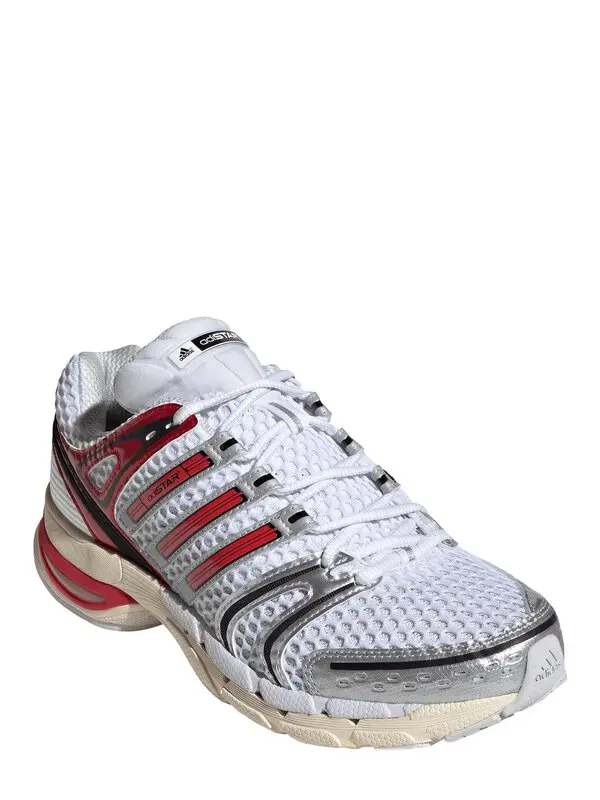 Adidas Gender Inclusive Adistar Control 5 Sneaker - White/better Scarlet/grey