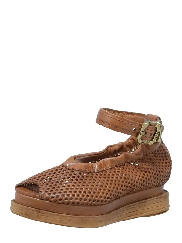 A.S.98 Lander Ankle Strap Sandal - Camel