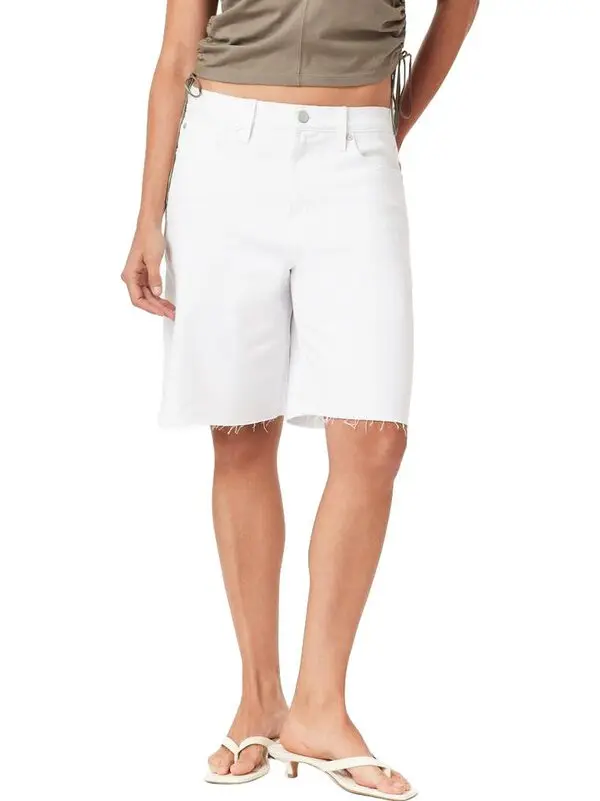 Habitual Easy Denim Shorts - White