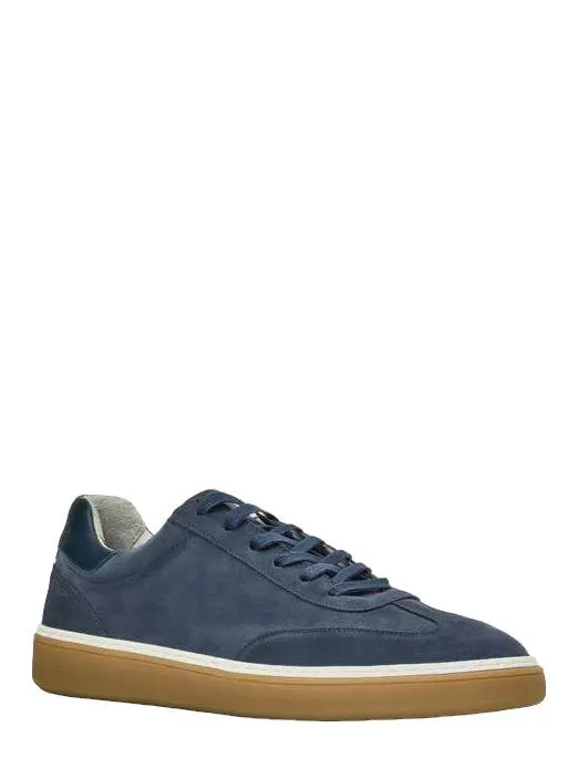 Aquatalia Milano Leather Sneaker - Denim Suede