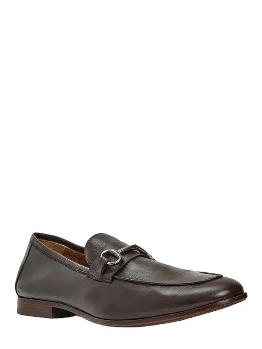 Aquatalia Jason Bit Loafer - Dark Brown Nappa