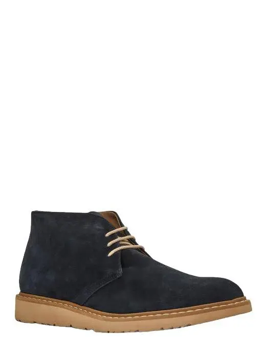 Aquatalia Duke Chukka Boot - Navy Suede
