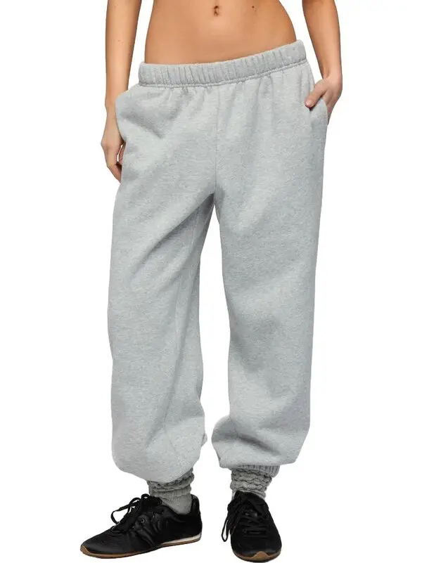 EDIKTED Clark Oversize Sweatpants - Gray-melange