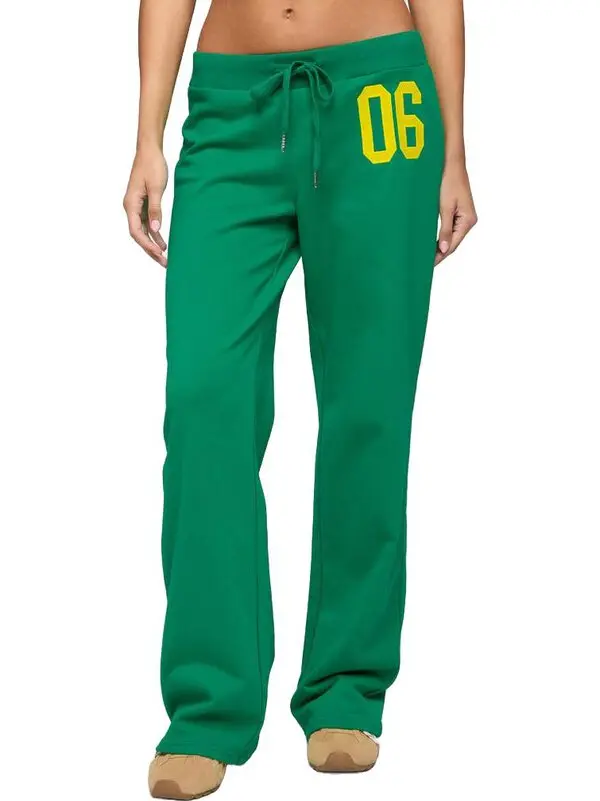 EDIKTED 06 Cotton Blend Sweatpants - Green