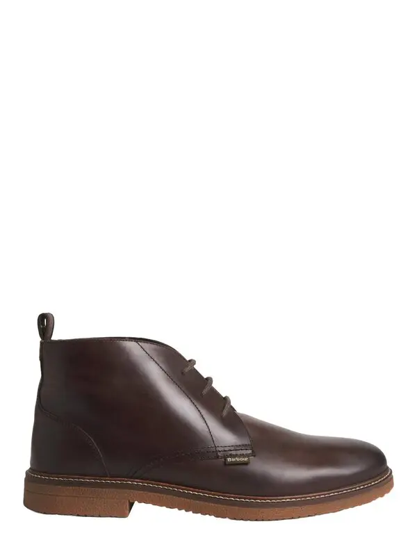Barbour Leather Kirkstone Desert Boots - Brown