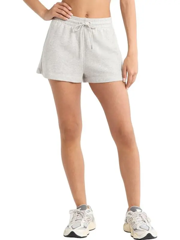 Zella French Terry Shorts - Grey Light Heather