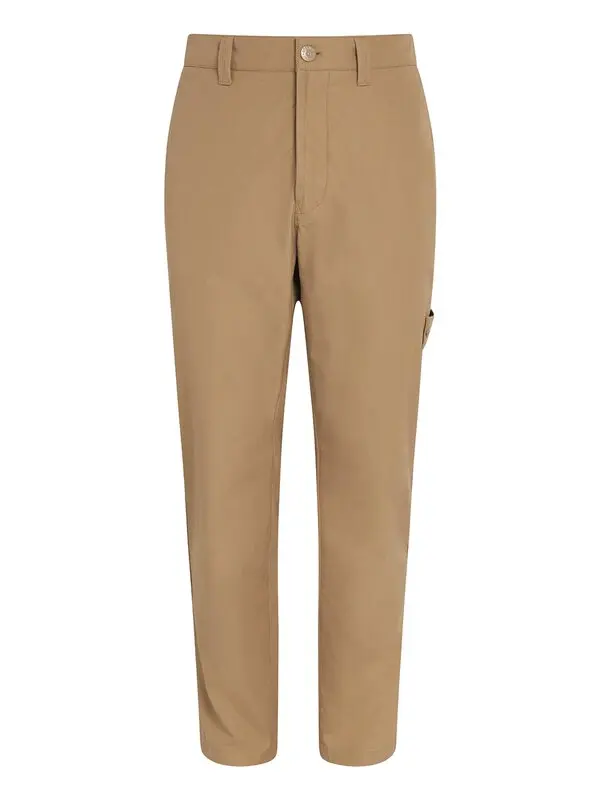 Stone Island Cotton Ghost Straight Chinos - Beige