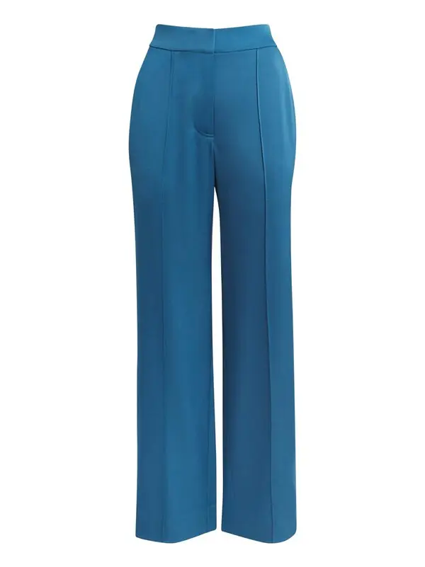 Simkhai Satin Kyra Trousers - Blue