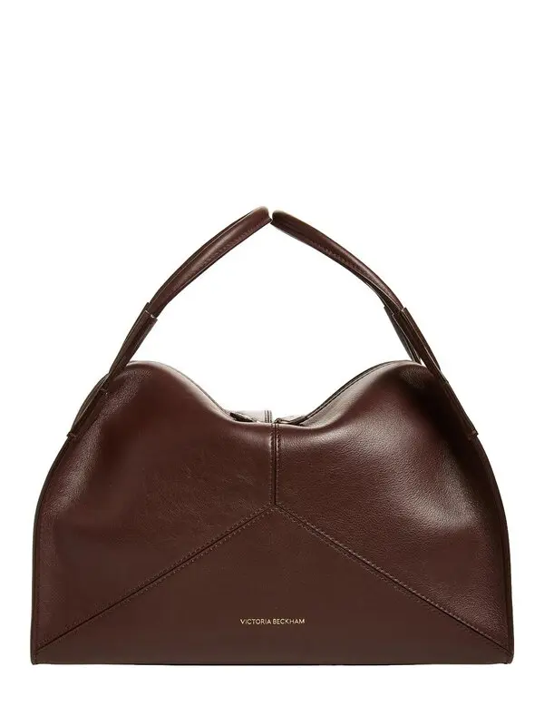 Victoria Beckham The Plié Top Handle Bag - Burgundy