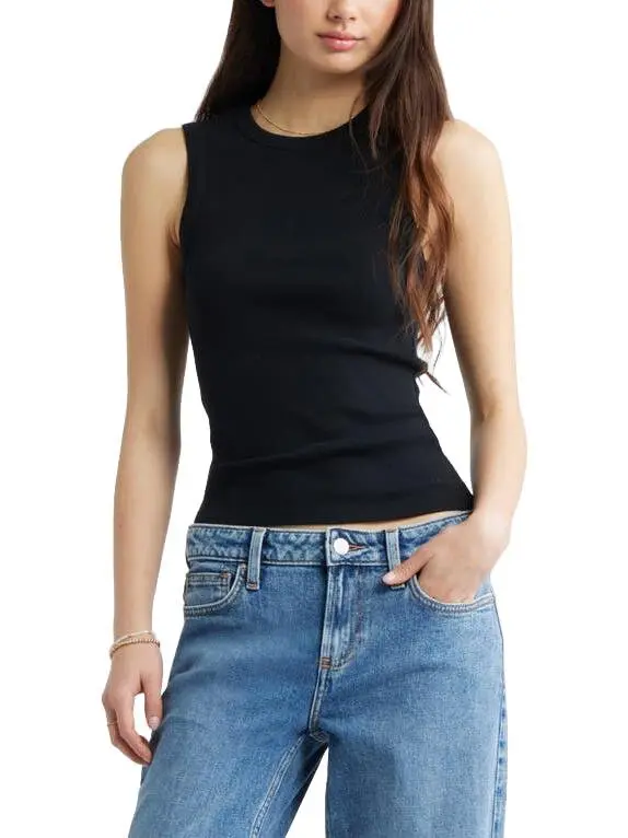 Bp. Crewneck Rib Tank - Black