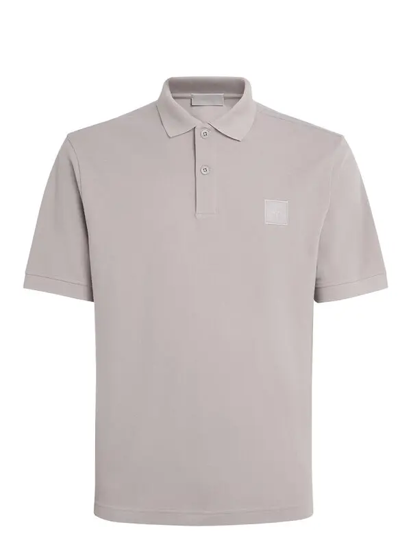 Stone Island Organic Cotton Ghost Polo Shirt - Grey